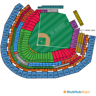 Safeco Field Seating Map Section 236 At T Mobile Park